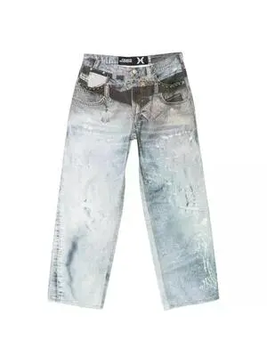 John Richmond Straight Leg Jeans For Men