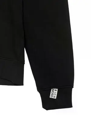 John Richmond Logo Print Zip-up Hoodie
