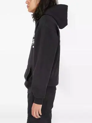 HYMNE Graphic Print Kangaroo Pocket Hoodie