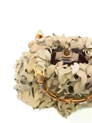 LA MILANESA Oceano Bamboo-handle Handbag