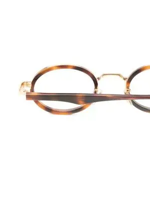 L.g.r Karnak Round Frame Eyeglasses - Brown