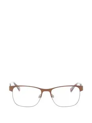BMW EYEWEAR Rectangle Frame Glasses - Brown