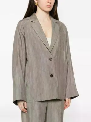 PANICALE Pinstripe Notched Lapel Jacket
