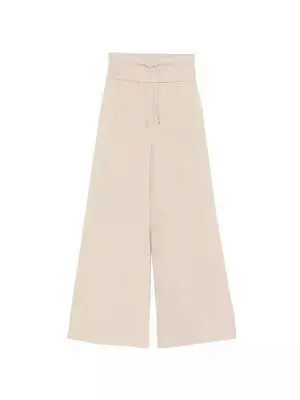 PANICALE Drawstring Wide-leg Trousers - Neutrals