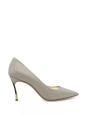 Casadei Blade Glitter-effect Stiletto Heel Pumps