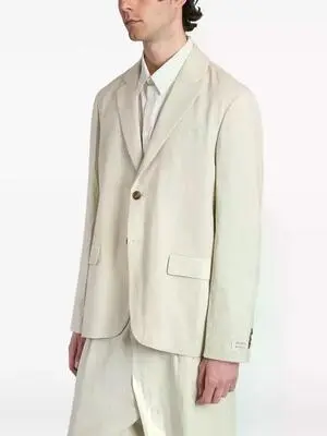 Maison Kitsuné Logo-patch Single-breasted Tailored Blazer