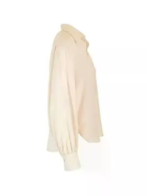 AL DUCA D’AOSTA 1902 Long Sleeve V-neck Blouse