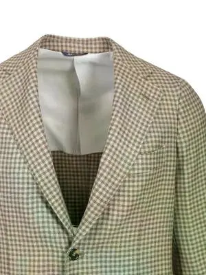 AL DUCA D’AOSTA 1902 Check-pattern Single-breasted Blazer