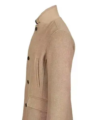 AL DUCA D’AOSTA 1902 Buckled-collar Natté Coat