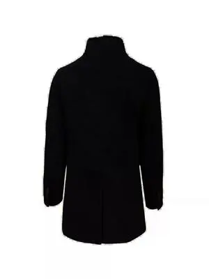 AL DUCA D’AOSTA 1902 Single-breasted Faux Fur Trimmed Coat