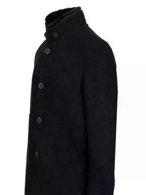 AL DUCA D’AOSTA 1902 Single-breasted Faux Fur Trimmed Coat