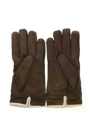 Fedeli Suede Gloves With Cashmere Lining