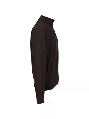 AL DUCA D’AOSTA 1902 Merino Wool Zip-up Cardigan