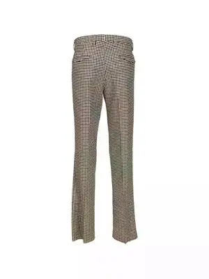 AL DUCA D’AOSTA 1902 Check-pattern Pleated Trousers