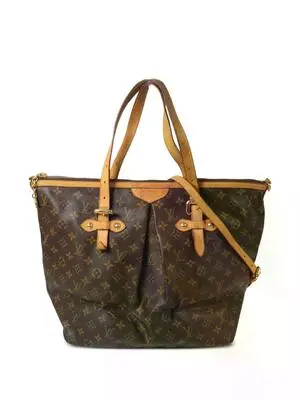 LOUIS VUITTON Palermo Monogram Tote Bag - Brown