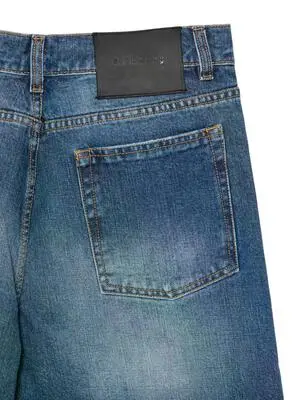 John Richmond Distressed Faded Denim Jeans