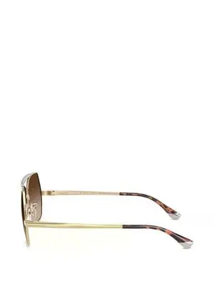 Michael Kors Aviator Sunglasses With Light Metal Frame