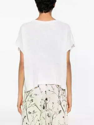 Fedeli V-neck Short-sleeve Knit Sweater
