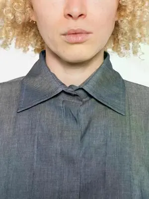 Fedeli Serra Cotton Bib-front Shirt