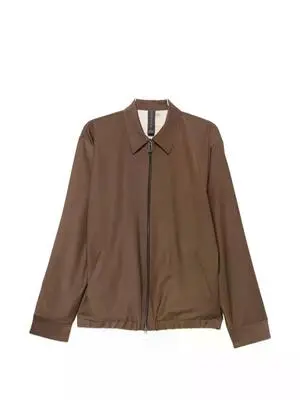 HOSIO Zip-fastening Pocket Overshirt