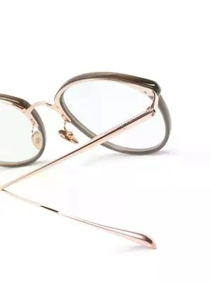 Linda Farrow Round Frame Optical Glasses