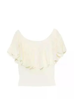 Ba&sh Salda Ruffled Off-the-shoulder Top