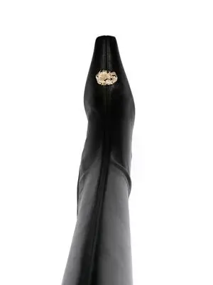 LANVIN Swing" Crystal-embellished Thigh-high Boots