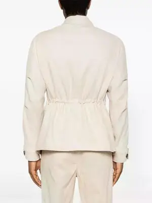 Eleventy Four-pocket Linen Jacket