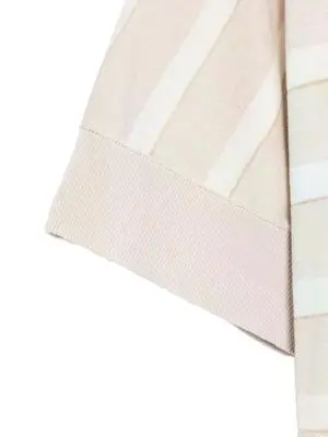 PANICALE Striped Short-sleeve Knit Top