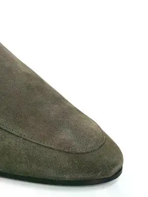 ANNIEL Suede Almond Toe Slip-on Loafers