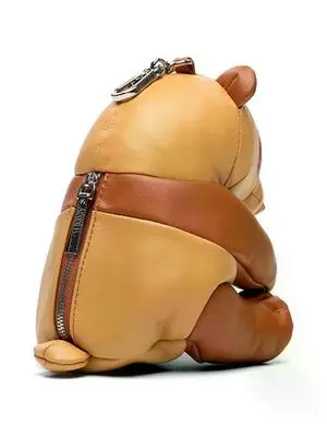 Mihara Yasuhiro Panda Leather Shoulder Bag - Brown