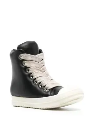 Rick Owens Jumbo Padded Leather Sneakers