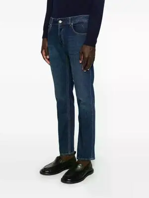 ENTRE AMIS Faded Straight-leg Jeans