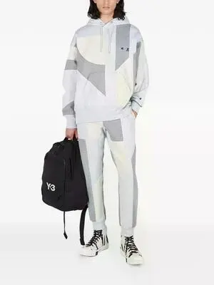 Anrealage Patchwork Embroidered Drawstring Hoodie