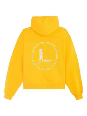 LOURDES Rhinestone Embellished Drawstring Hoodie