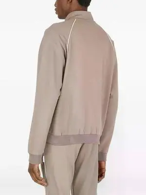 SAINTWOODS Zip Piped Cardigan