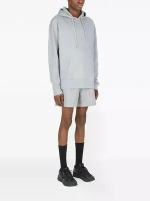 MORE JOY Logo Detail Hooded Sweatshirt