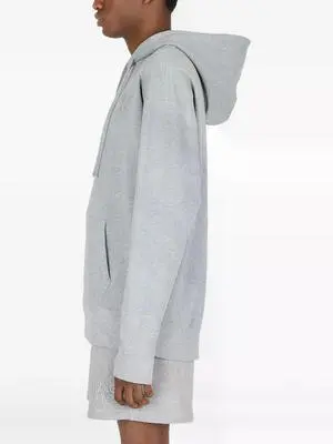 MORE JOY Logo Detail Hooded Sweatshirt