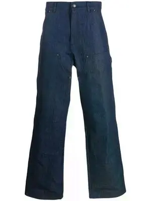 SKY HIGH FARM WORKWEAR Stud Embellished Wide-leg Jeans