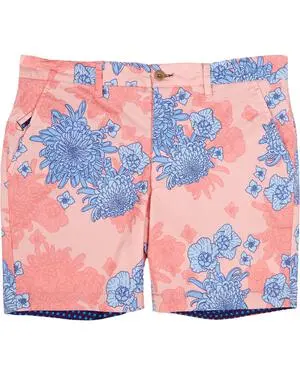 LORDS OF HARLECH Edward Mumms Dream Floral Print Shorts - Pink