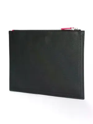 Givenchy Antigona Clutch In Goatskin Leather - Black