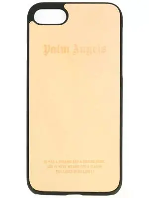 Palm Angels Metallic Iphone 7 Case - Black