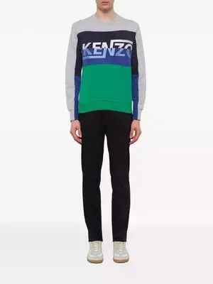 Kenzo Color-block Logo Sweatshirt
