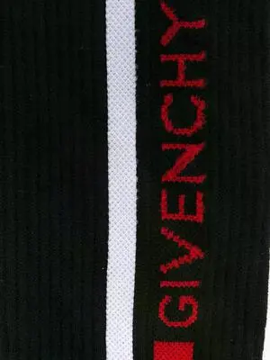 Givenchy Logo Stripe Intarsia Socks