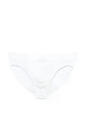 Moschino Logo-patch Briefs - White