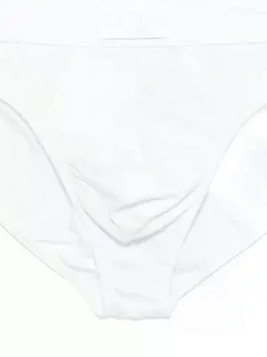 Moschino Logo-patch Briefs - White