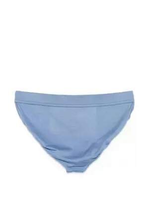 Moschino Logo-patch Briefs - Blue