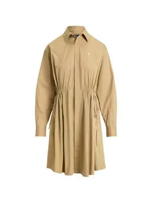 Polo Ralph Lauren Cotton Drawstring Shirt Dress