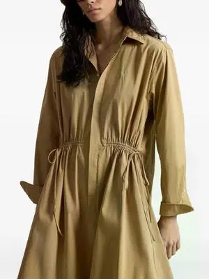 Polo Ralph Lauren Cotton Drawstring Shirt Dress