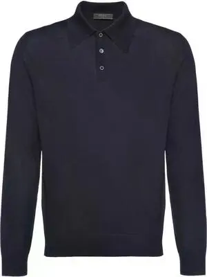 Prada Worsted Wool Polo Shirt